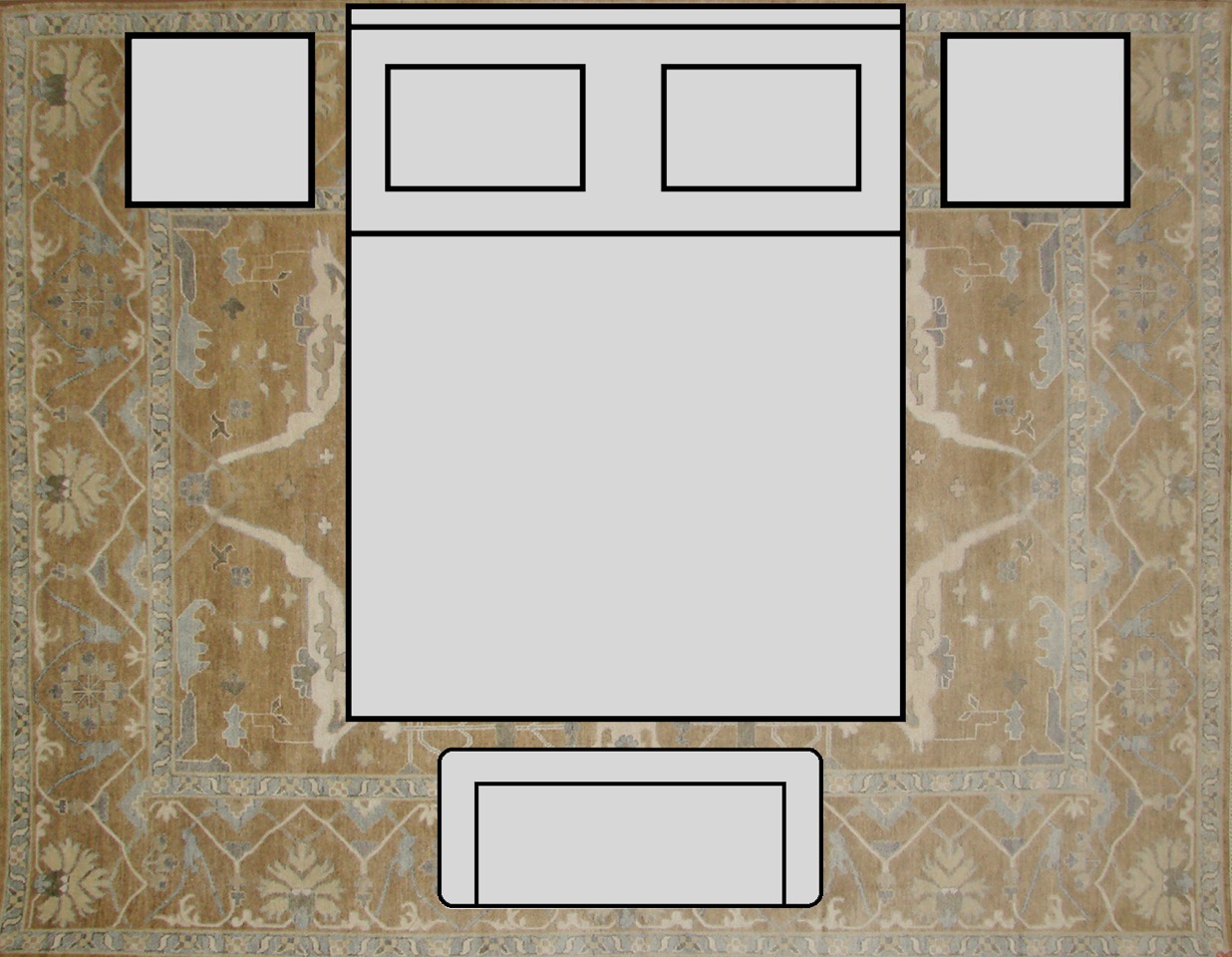 Bedroom King Size Bed 12X15 Rug Bedroom King Size Bed 12X15 Rug