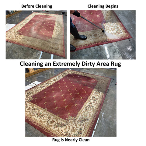 Rug Cleaning and Washing by professionals at Oriental Designer Rugs
