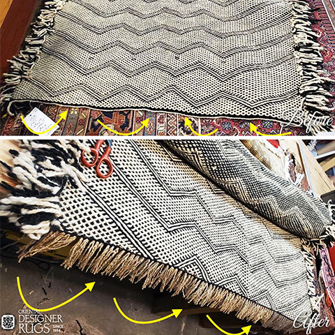 Rug Repair and Restoration - Rug Re-weaving at Oriental Designer Rugs ...