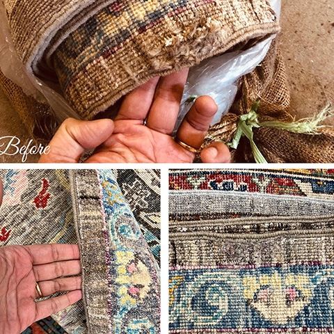 Rug Repair and Restoration - Rug Re-weaving at Oriental Designer Rugs ...